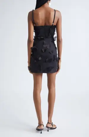 Coperni Butterfly V-neck Slipdress
