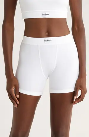 TOMBOYX Rib 4.5-inch Boxer Briefs - Bright White