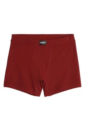 TOMBOYX Rib 4.5-inch Boxer Briefs - Burgundy