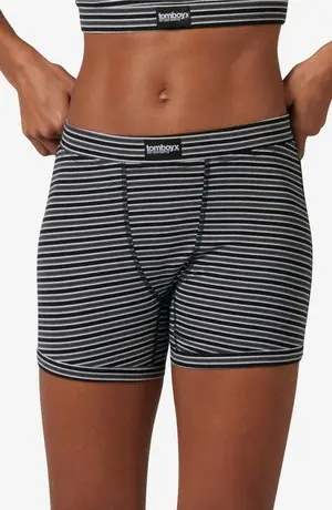 TOMBOYX Rib 4.5-inch Boxer Briefs - Icy Stripe