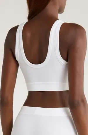 TOMBOYX Essentials Rib Sports Bra - Bright White