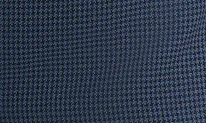 KASPER Houndstooth Slim Pant - Blue Night/black
