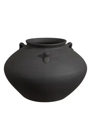 RENWIL Terracotta Vase - Black