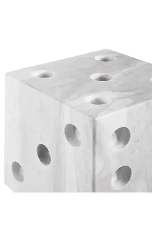 RENWIL Decorative Marble Dice Sculpture
