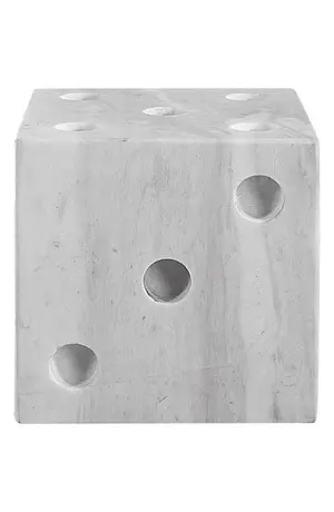 RENWIL Decorative Marble Dice Sculpture