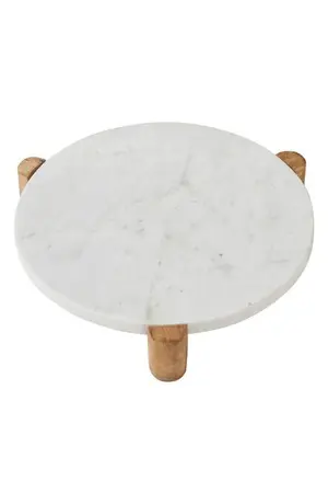 RENWIL Marble & Wood Tray
