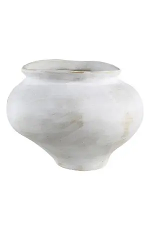 RENWIL Terracotta Vase - White