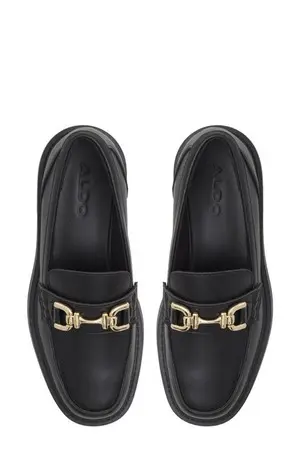 Aldo Platform Lug Sole Loafer - Black