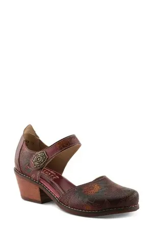 SPRING STEP SHOES Cabracho Mary Jane Pump - Bordeaux Multi