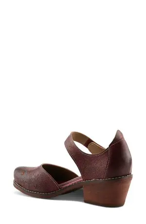 SPRING STEP SHOES Cabracho Mary Jane Pump - Bordeaux Multi