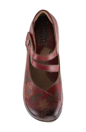 SPRING STEP SHOES Mamataish Mary Janes - Red Multi