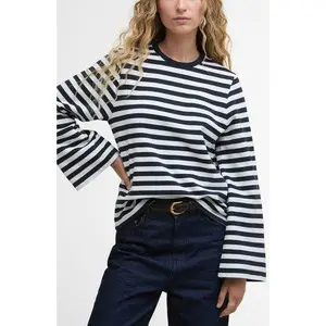 Barbour Robyn Stripe Flare Sleeve Sweatshirt