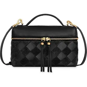 Rebecca Minkoff Frankie Leather Train Case - Black