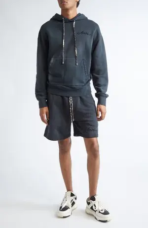 Amiri Oversized Bleach Bandana Hoodie