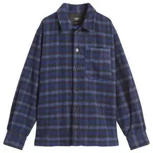 A.p.c. Stanley Check Wool Overshirt