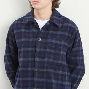 A.p.c. Stanley Check Wool Overshirt