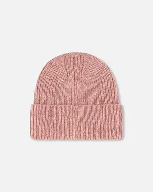 DEUX PAR DEUX Ribbed Knit Beanie