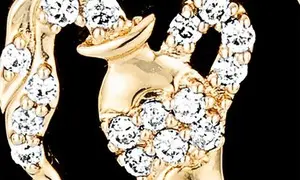 Adina Reyter Aquarius Ceramic & Diamond Pavé Signet Ring - Yellow Gold