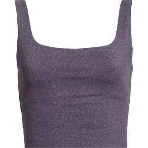 Travis Mathew Moveknit Crop Tank - Graystone Swirl Multi
