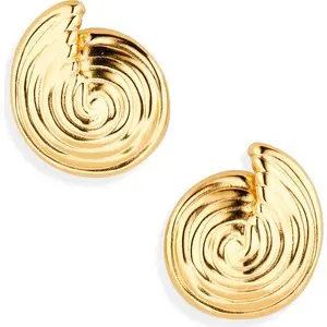 MISSOMA Small Spiral Stud Earrings - Gold