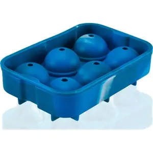 HOST Silicone 2" Ice Sphere Mold Blue Marble