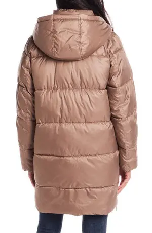 Gallery Hooded Puffer Jacket - Mushroom