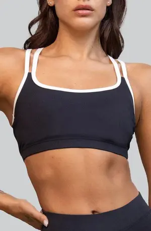 Heroine Sport Duo Racerback Sports Bra - Black