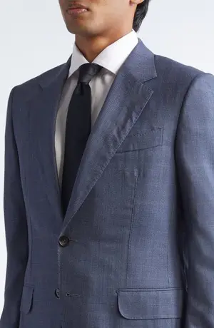Zegna Plaid Centoventimila Wool Suit - Blue