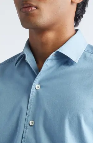 Zegna Denim Button-up Shirt
