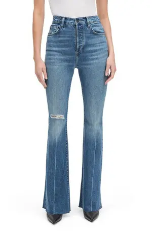 FAVORITE DAUGHTER The Valentina High-waist Flare-leg Jeans - Beacon