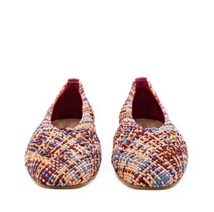 ANDREA GOMEZ Dalia Woven Ballerina Flat