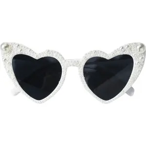 UNTAMED PETALS Marley Studded Sunglasses - White