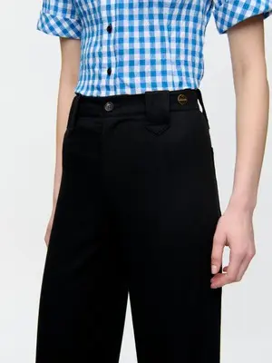 CALLAS MILANO Jody Flared High Rise Trousers - Black