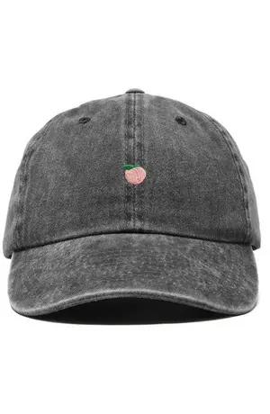 DALIX Dalix Lil Peach Dad Cap Washed Black