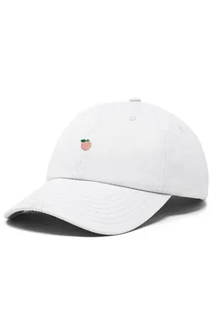 DALIX Lil Peach Dad Cap - White