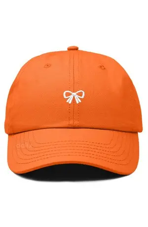 DALIX Bow Dad Cap - Orange