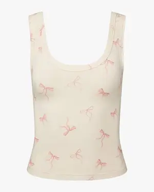 WeWoreWhat Ribbons Scoop Sleep Tank