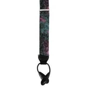 Trafalgar The Arcane Storm Silk Button End Novelty Suspenders - Multiple