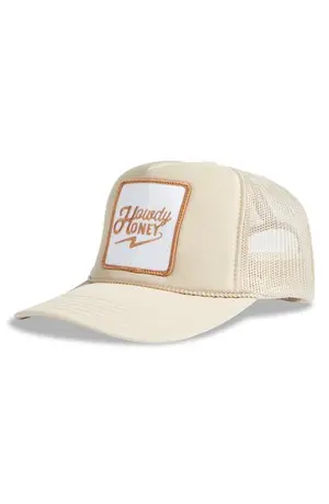 FRIDAY FEELIN’ Howdy Honey Trucker Hat - Tan