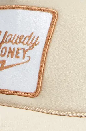 FRIDAY FEELIN’ Howdy Honey Trucker Hat - Tan