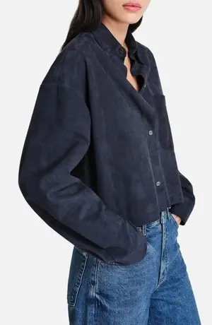 TWP Little Big Joe Suede Shirt