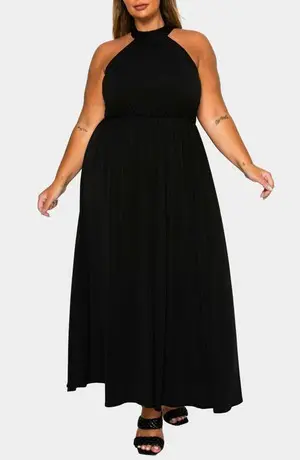 L I V D Cassia Maxi Dress - Black