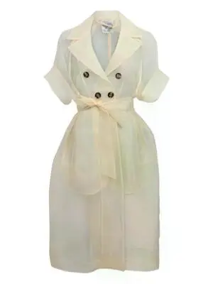 Baum Und Pferdgarten Double-breasted Chiffon Dress