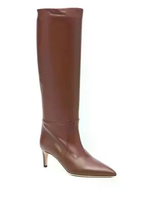 Paris Texas 70mm Leather Knee-high Boots