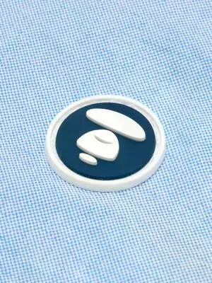 AAPE BY *A BATHING APE Logo-patch Oxford Shirt - Blue