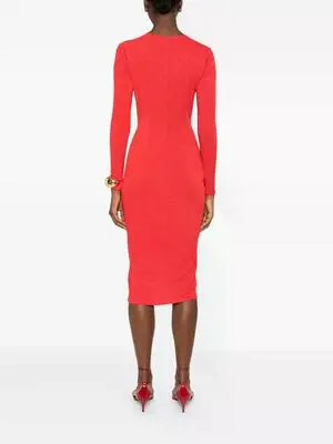ROSERRY Rose-embellished Midi Dress