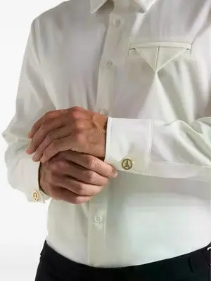 Manière De Voir Eiffel-motif Circular-frame Cufflinks - Gold