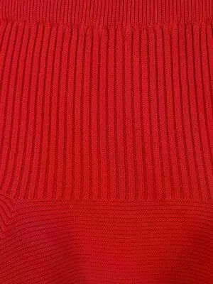 CFCL Ribbed-knit Flared Skirt
