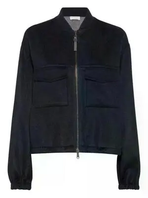 Brunello Cucinelli Zip-front Jacket With Pockets