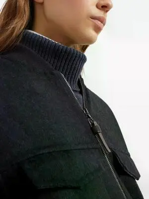 Brunello Cucinelli Zip-front Jacket With Pockets